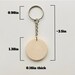 Personalized Wood Burned Keychain - Etsy