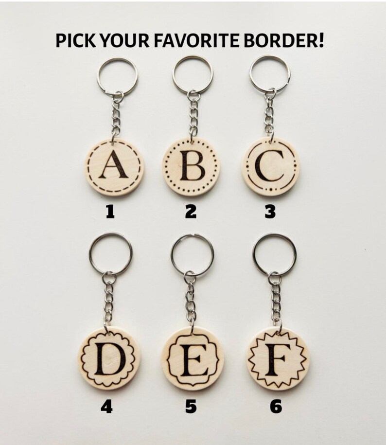 Personalized Wood Burned Keychain - Etsy