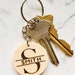 Personalized Name Wood Burned Keychain - Etsy