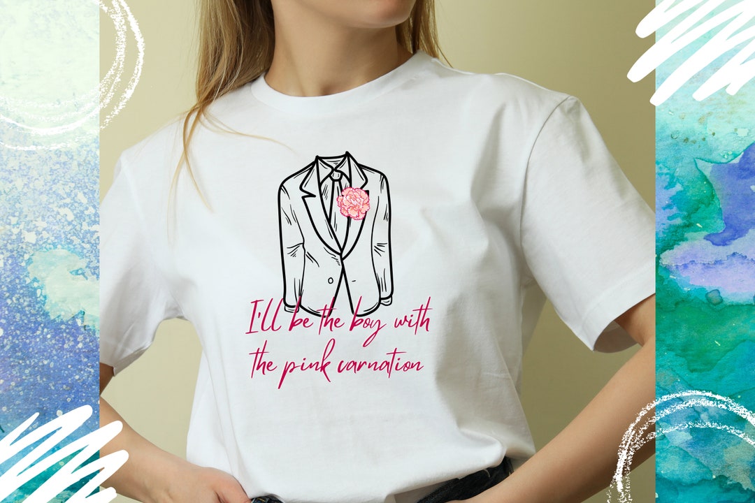 Pink Carnation Shirt, Boy Genius Shirt, Boy Genius Merch, Pink ...