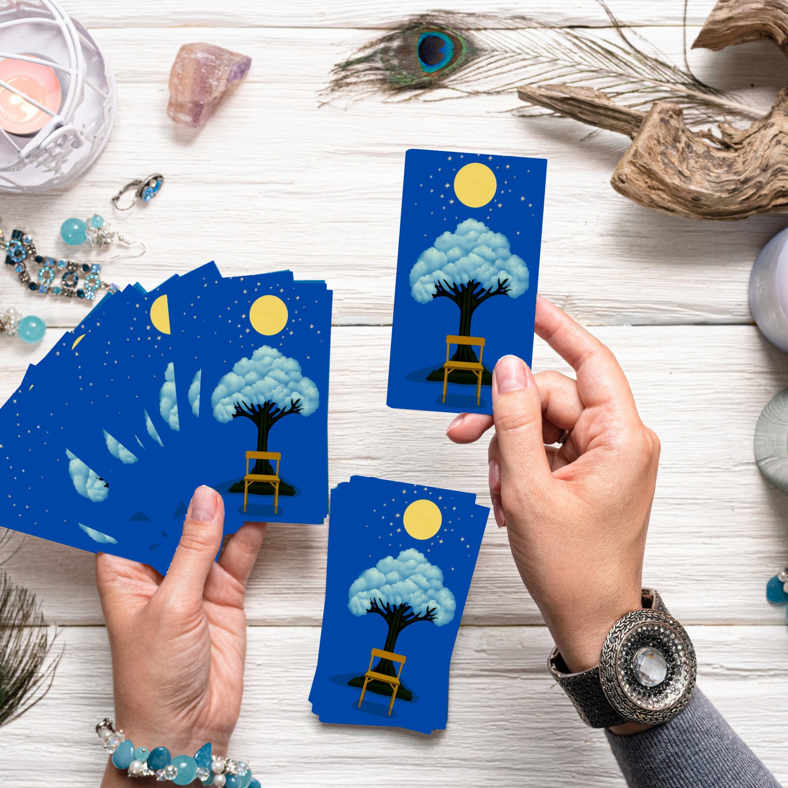 Surreal Reverie Tarot Deck: Magritte Style Printable Cards (digital ...