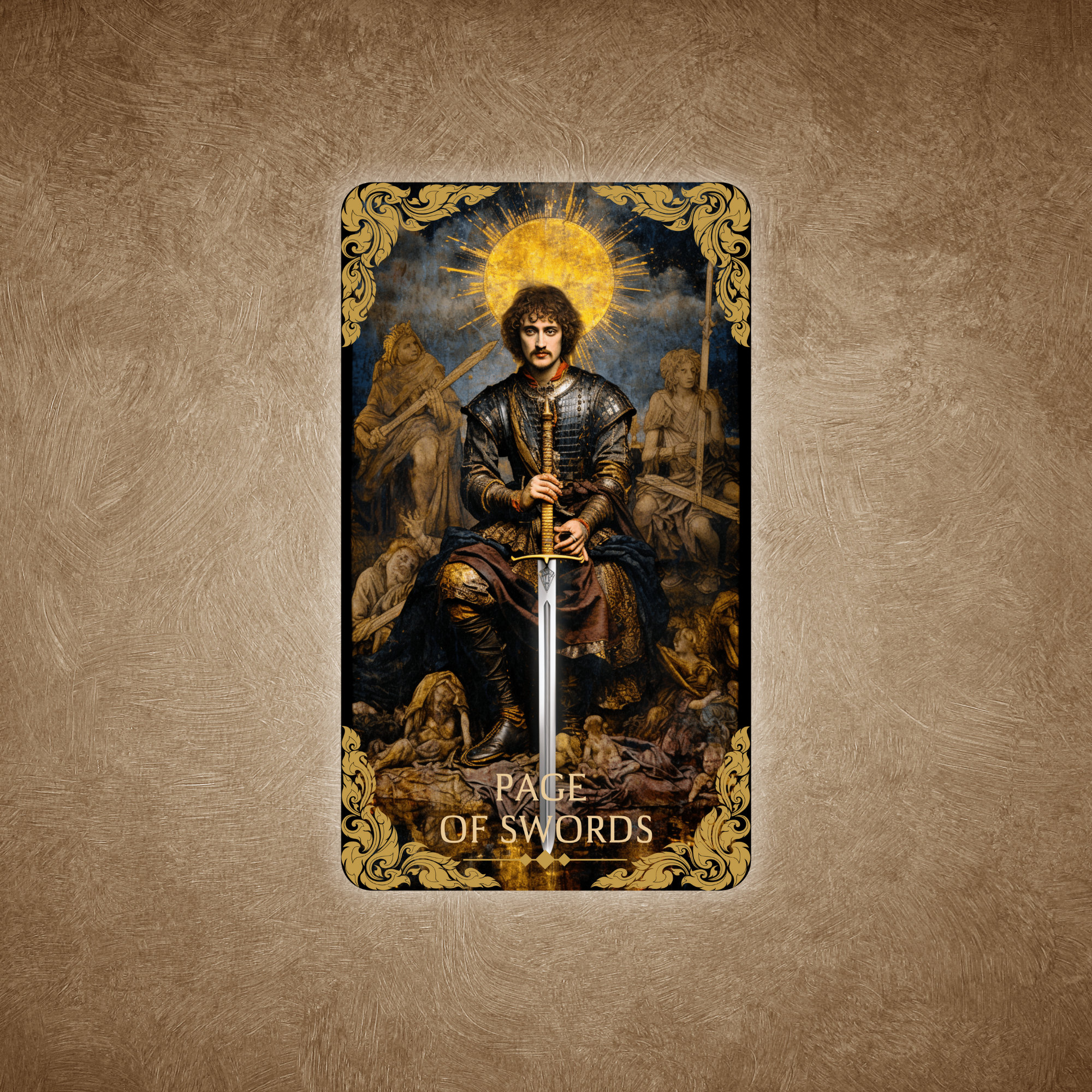Golden Glow of Gnosis Tarot Deck: Rembrandt-style Printable Cards ...