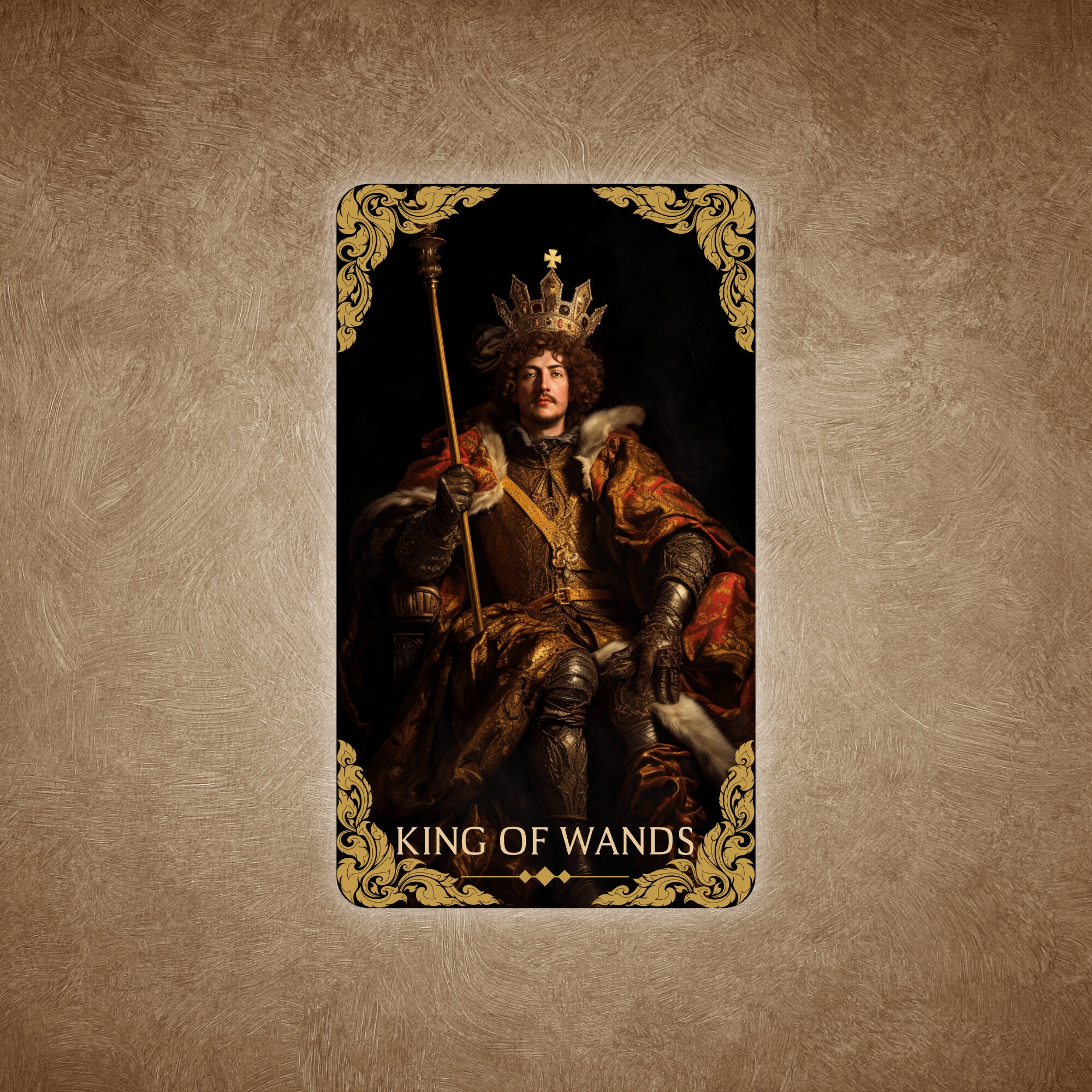 Golden Glow of Gnosis Tarot Deck: Rembrandt-style Printable Cards ...
