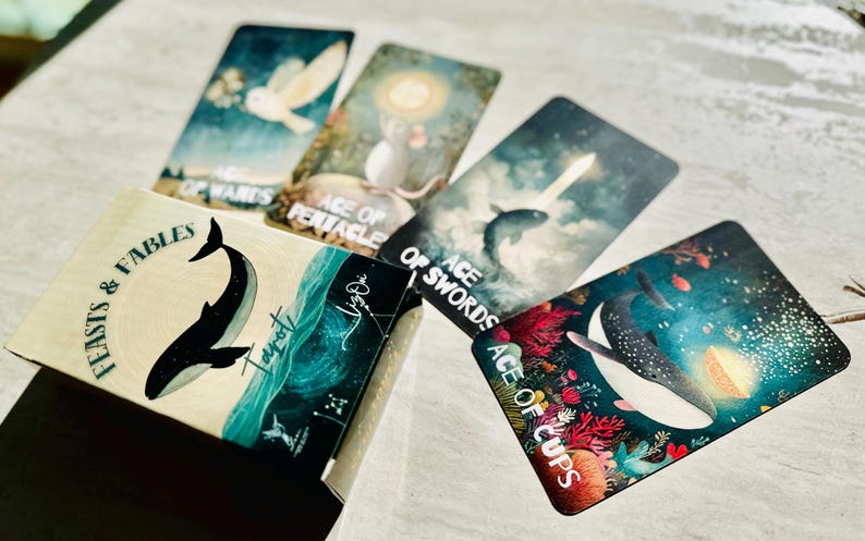 Tarot Deck Feasts & Fables Tarot, 78 Tarot Cards With Box, Best for ...