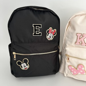Disney Personalized Kids Backpack Custom Chenille Name Patch Bag ...