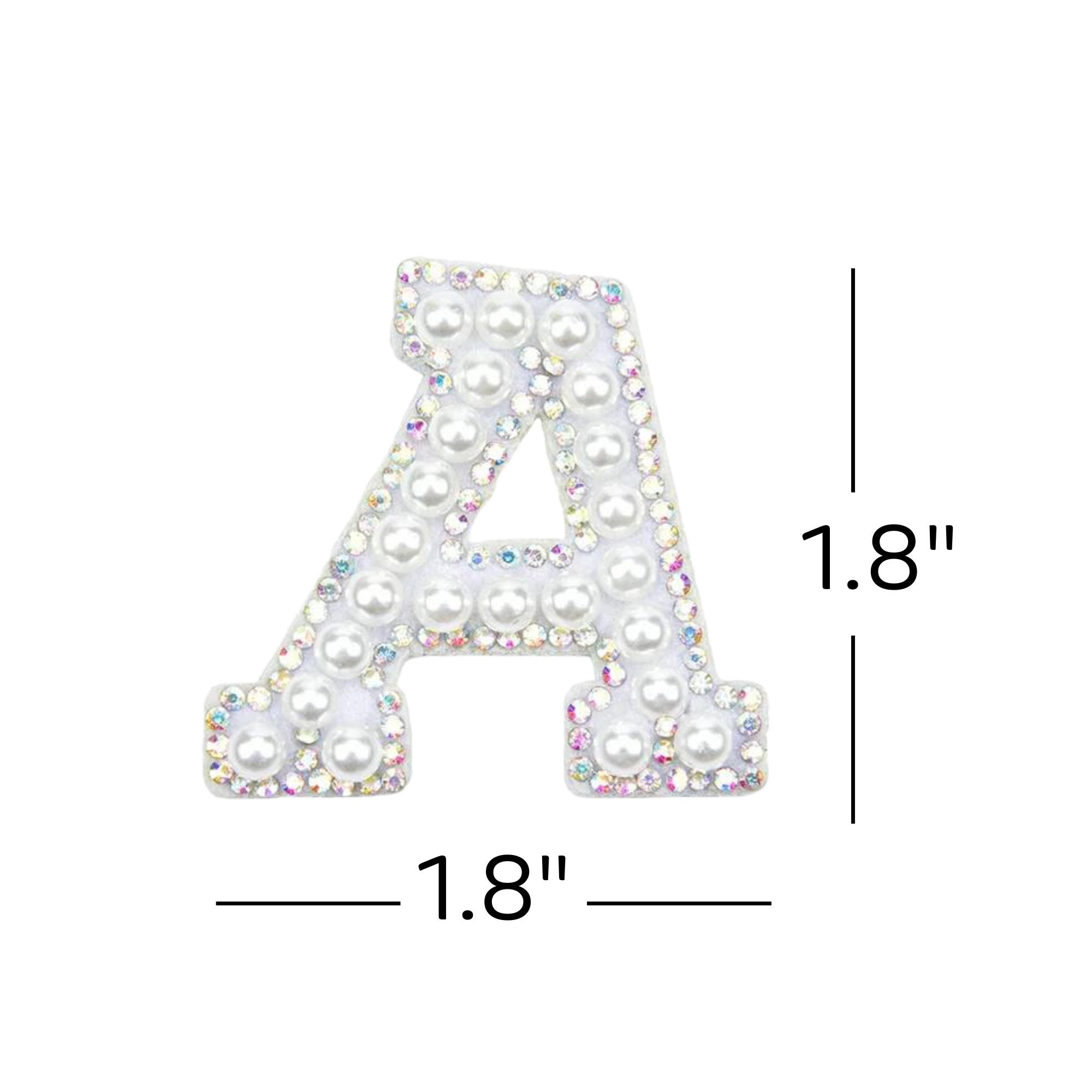 Pink Pearl Letter Patch Bridal and Wedding DIY Stick on Letters Wedding ...
