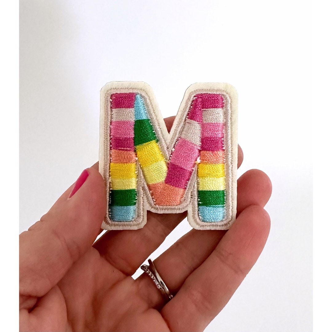 Rainbow Patch Travel Bag Chenille Patch Stickers Letters for Pouches ...