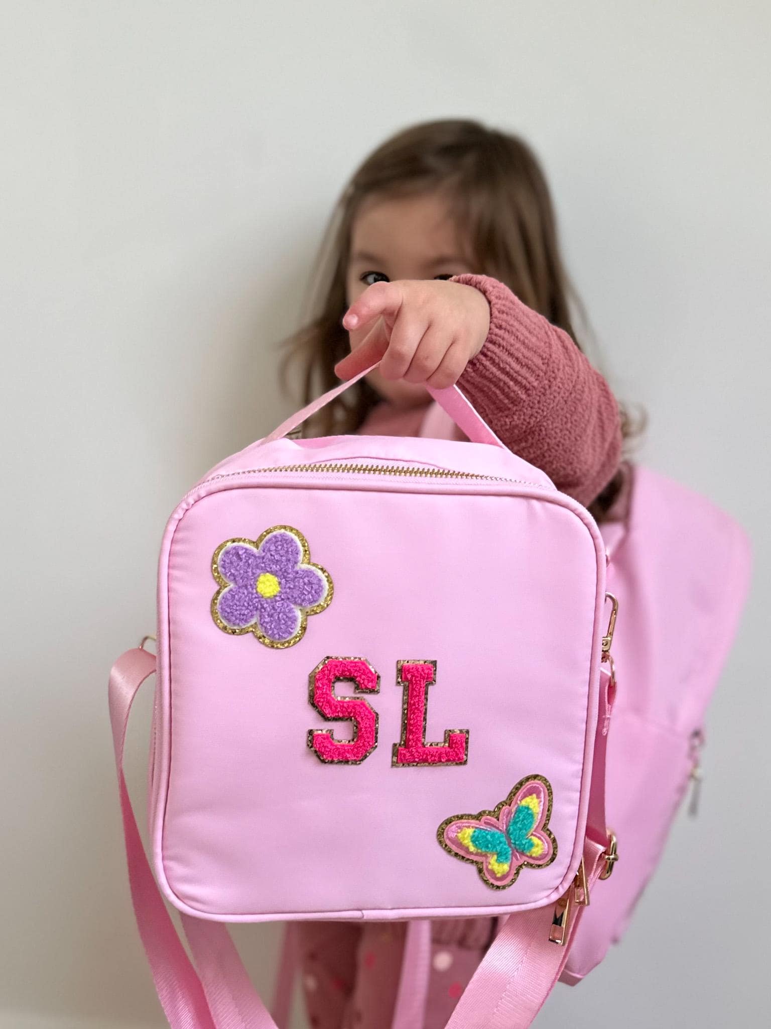 Kids Personalized Lunchbox Custom Patches Bag Customizable Chenille ...