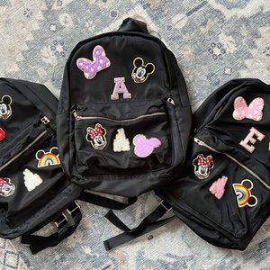 Disney Personalized Kids Backpack Custom Chenille Name Patch Bag ...