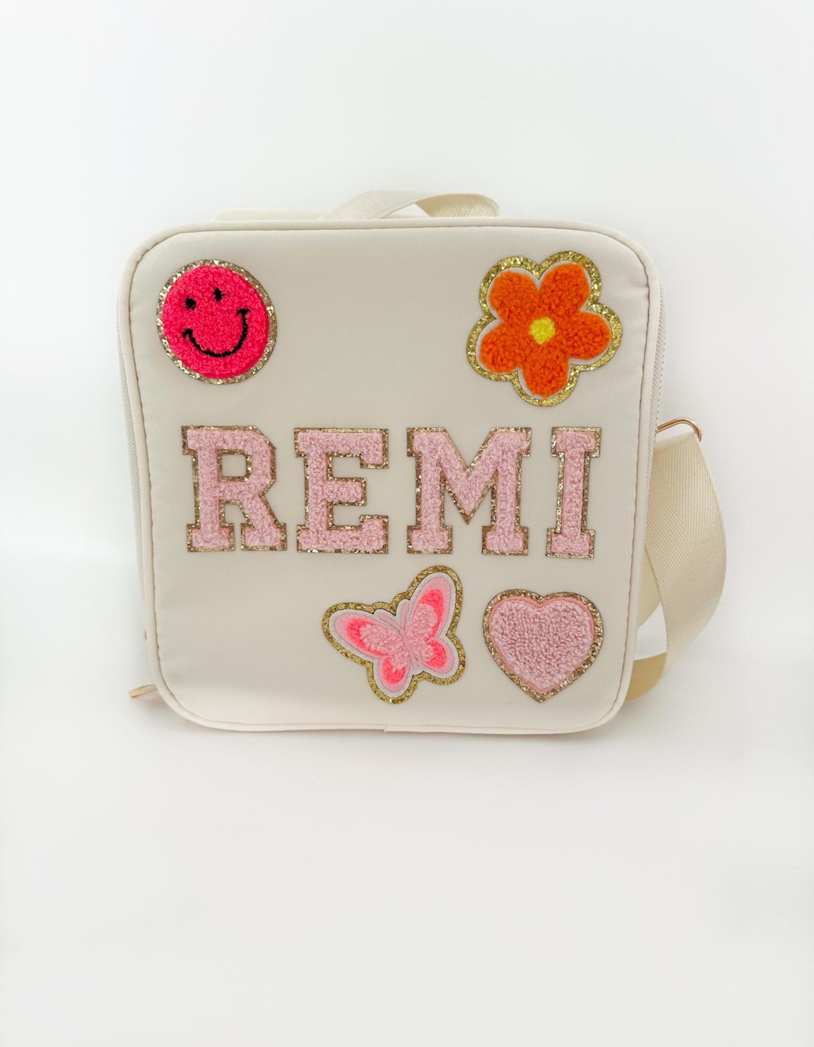 Kids Personalized Lunchbox Custom Patches Bag Customizable Chenille ...