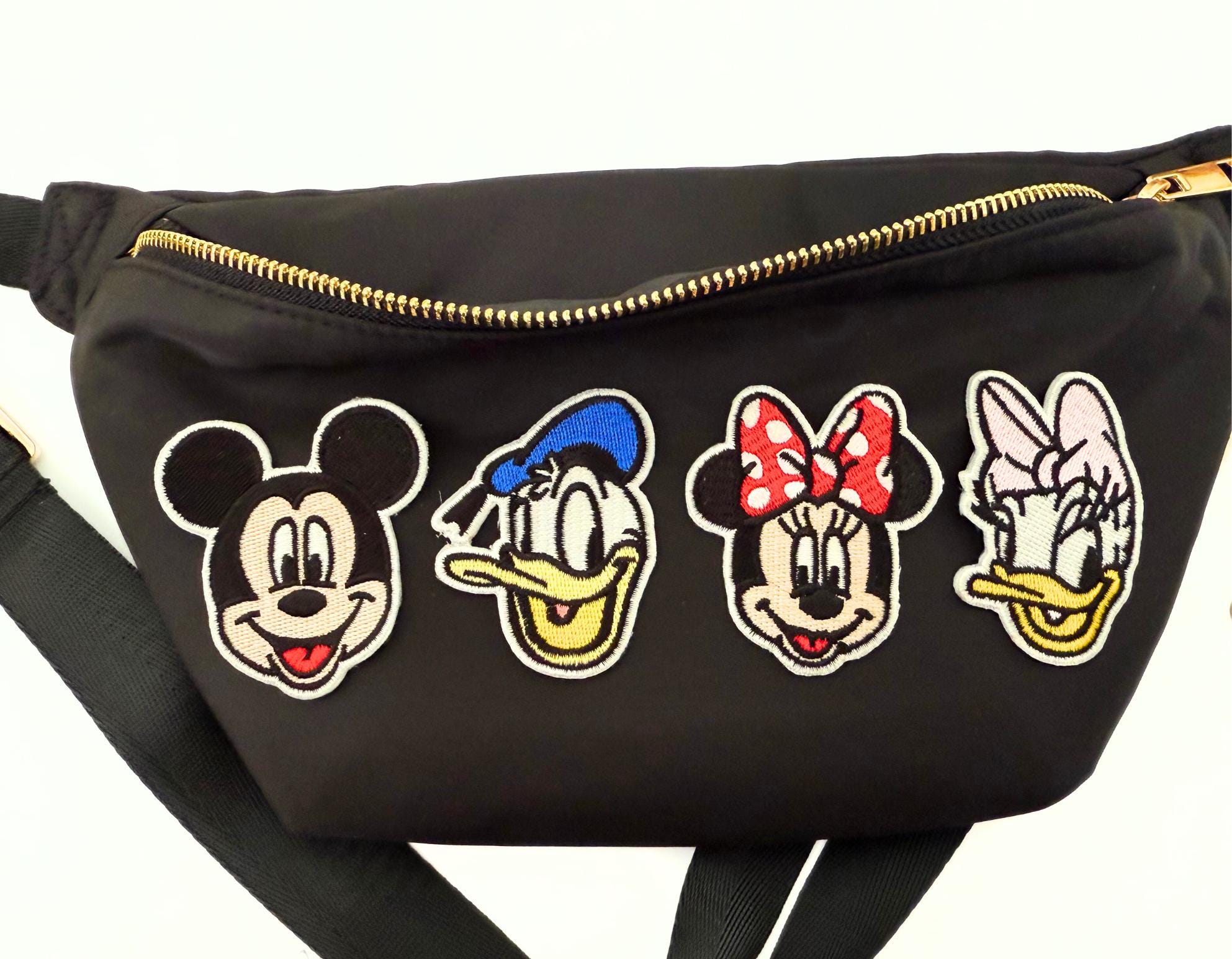 Personalized Disney Fanny Pack Custom Initial Belt Bag Minnie Mickey ...