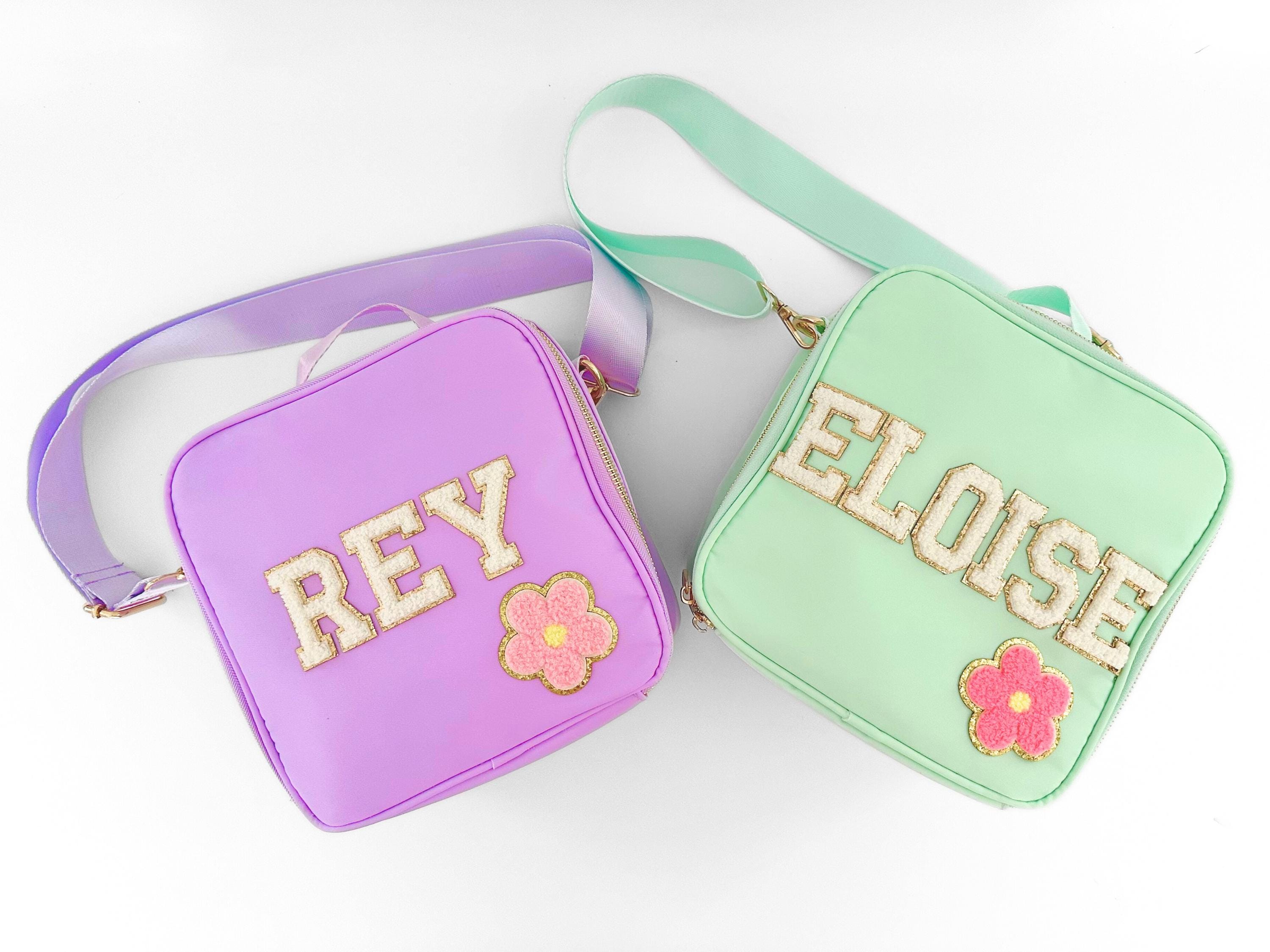 Kids Personalized Lunchbox Custom Patches Bag Customizable Chenille ...