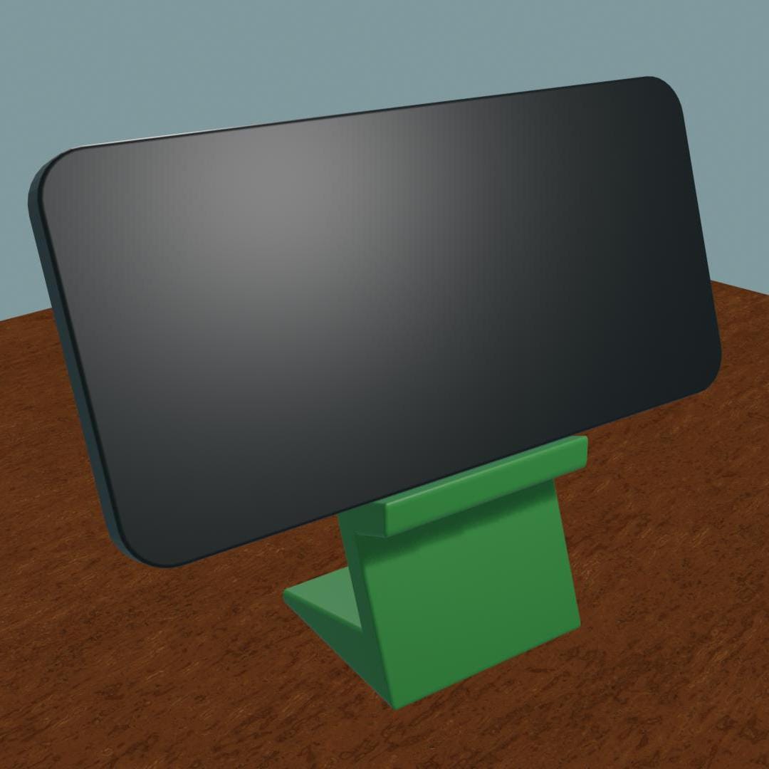 Geometric Phone Stand Printable STL File - Etsy
