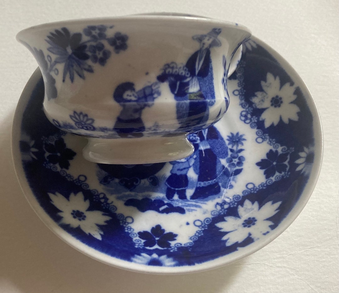 Rare Hilditch and Son English Staffordshire Cup and Saucer. Japonesque ...
