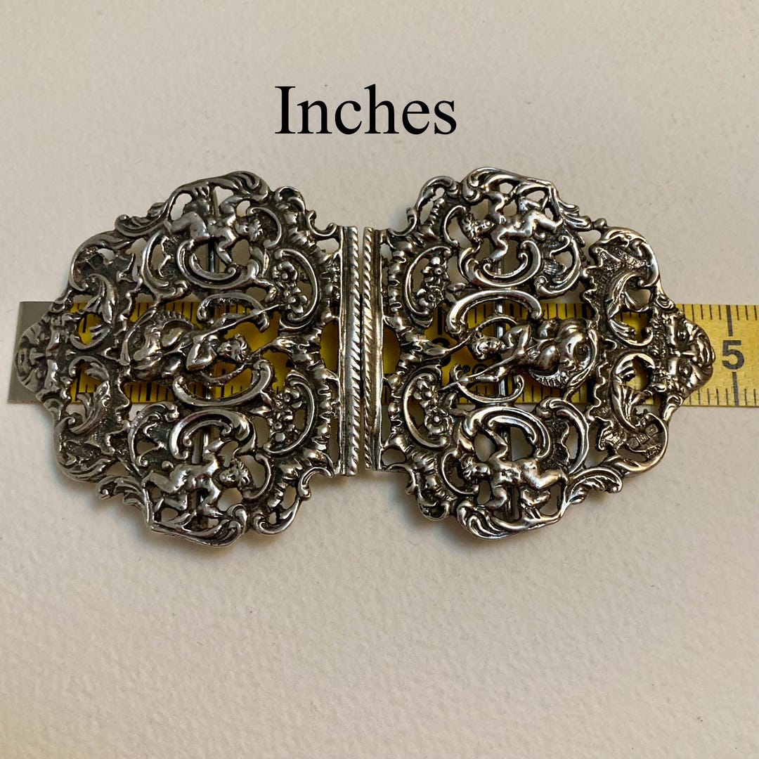 Fully Hallmarked Solid Sterling Silver Nurse’s Buckle. 65•4 Gram ...