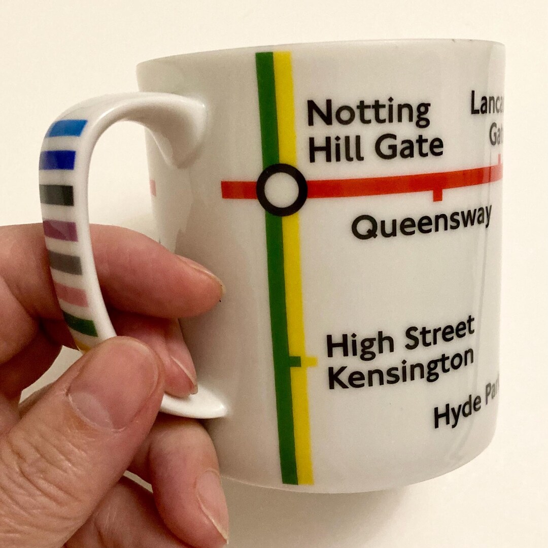 London Tube Train Underground Map Mug by Paperchase. Authorised by ...