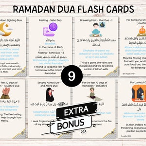 30 Day Ramadan Dua Printable,ramadan Dua Cards,ramadan Dua in Arbic ...