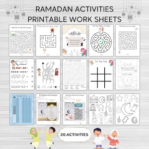 Ramadan Printable Activity for Kids,coloring Pages,worksheets for ...