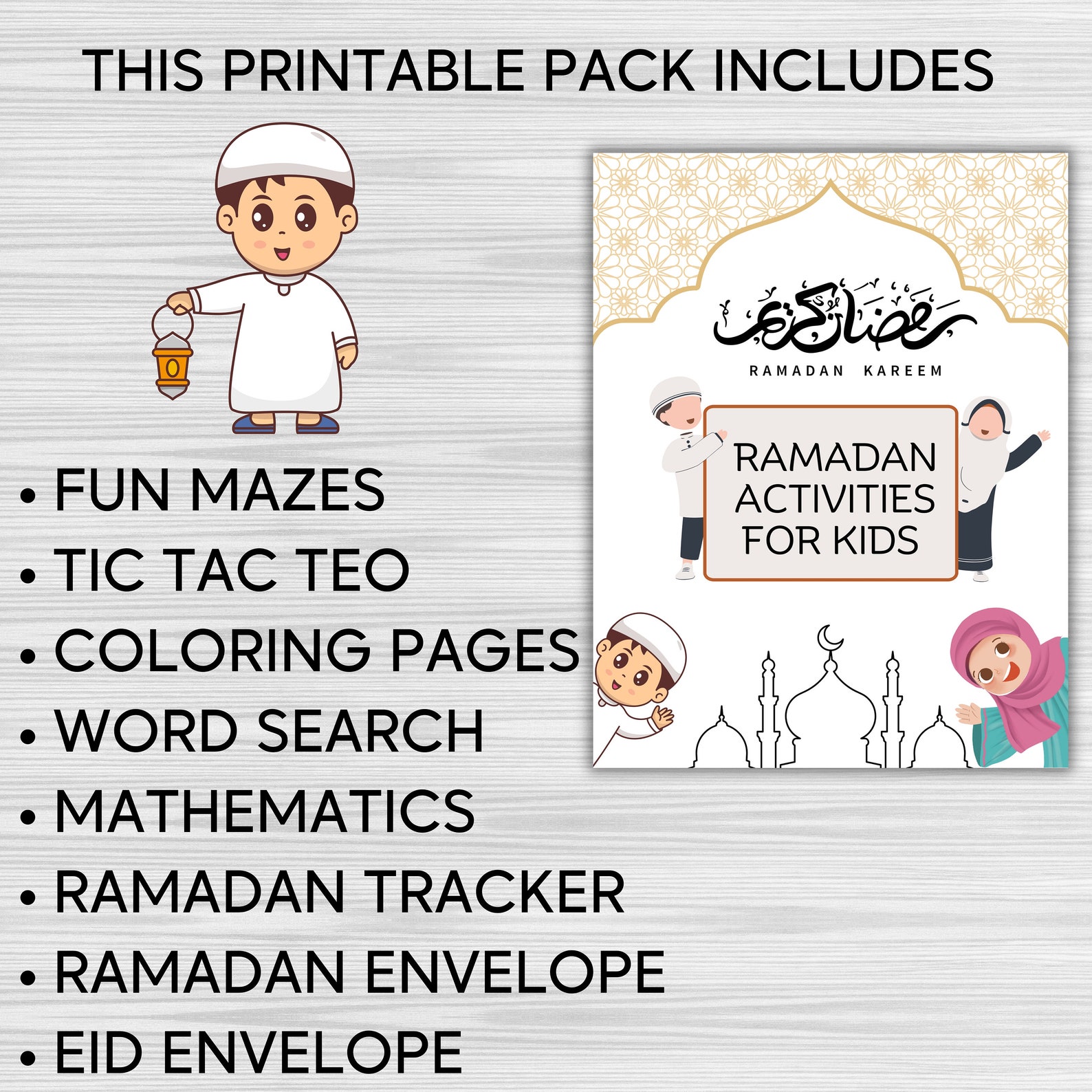 Ramadan Printable Activity for Kids,coloring Pages,worksheets for ...