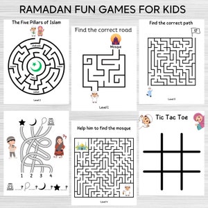 Ramadan Printable Activity for Kids,coloring Pages,worksheets for ...