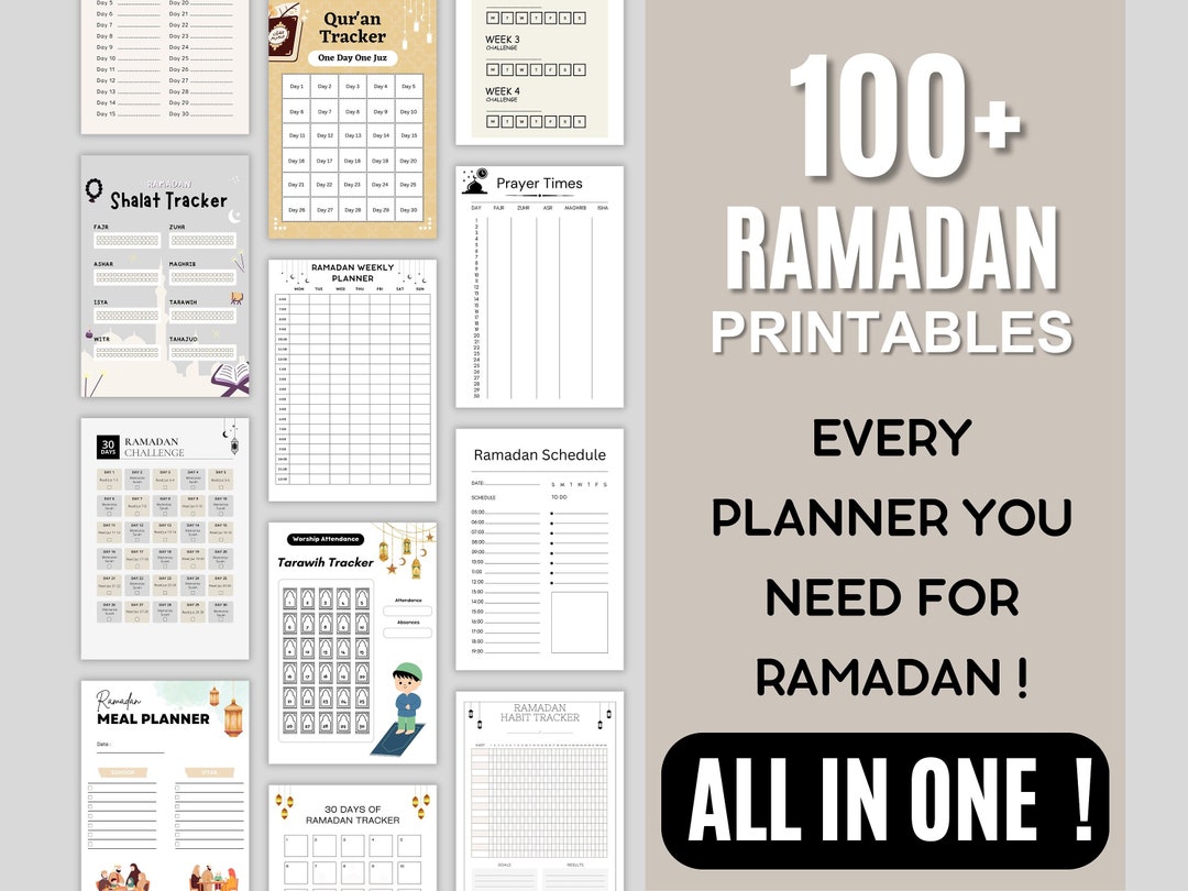2024 Ramadan Planners Printable,ramadan Trackers,ramadan Printable’s ...