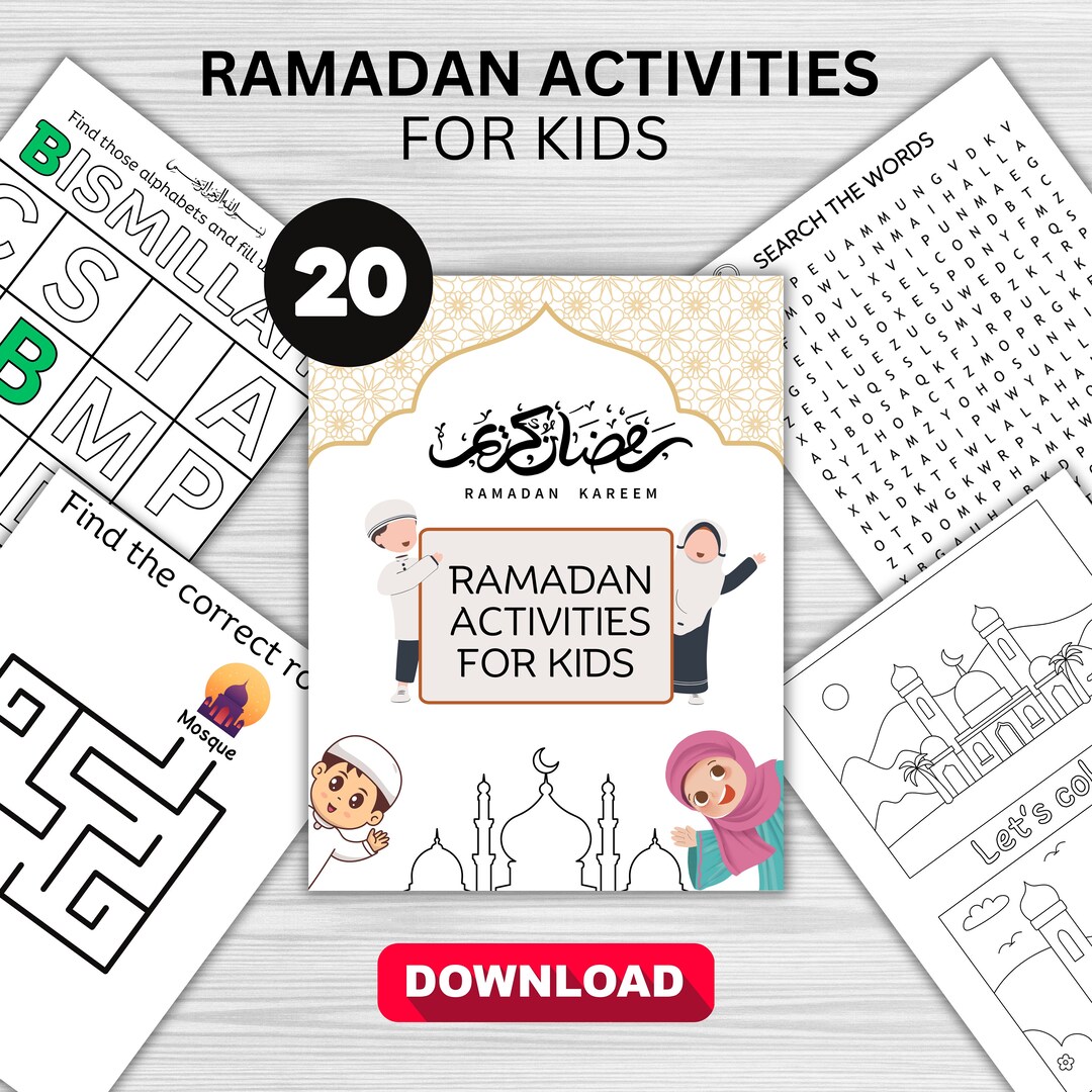 Ramadan Printable Activity for Kids,coloring Pages,worksheets for ...