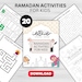 Ramadan Dua Flash Cards for 30 Days,printable Dua Flash Cards for Kids ...