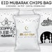 Eid Mubarak Chips Bag,printable Eid Gift for Kids, Gift, Eid Decor,eid ...