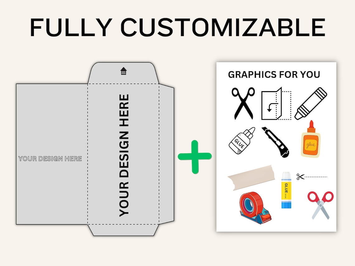 Envelope Template for Canva, Fully Customizable on Canva Money Envelope ...