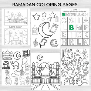 Ramadan Printable Activity for Kids,coloring Pages,worksheets for ...