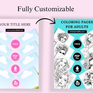 Pinterest Pin Templates for Printable Digital Products,pinterest Pin ...