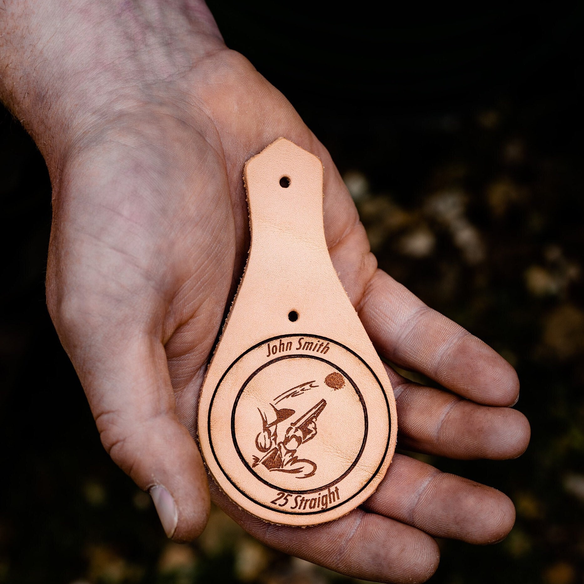 Personalized Trap Shooting Achievement Keychain - Etsy