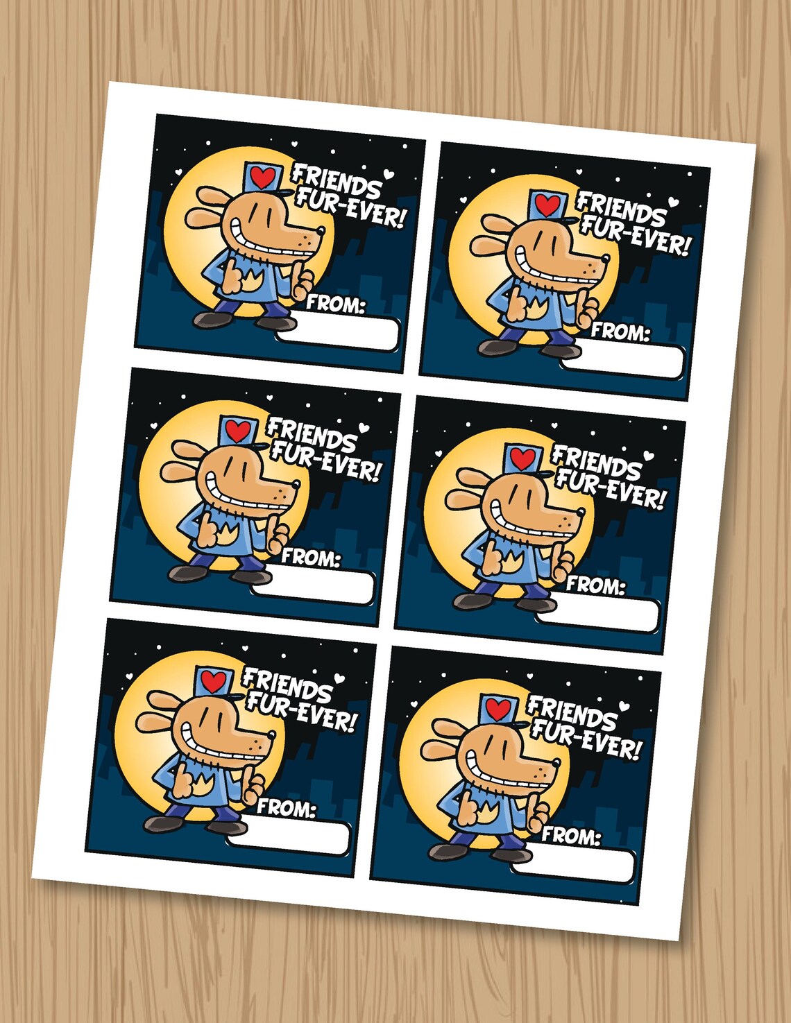 Dogman Valentine Digital Download - Etsy