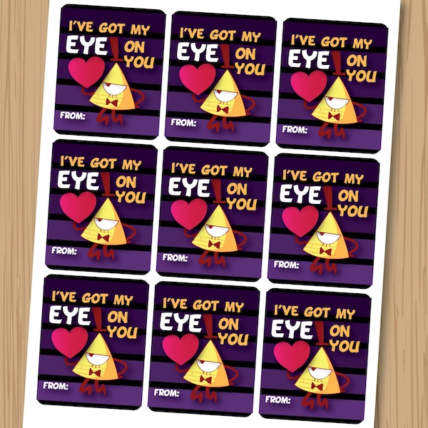 Gravity Falls Valentine Card - Etsy
