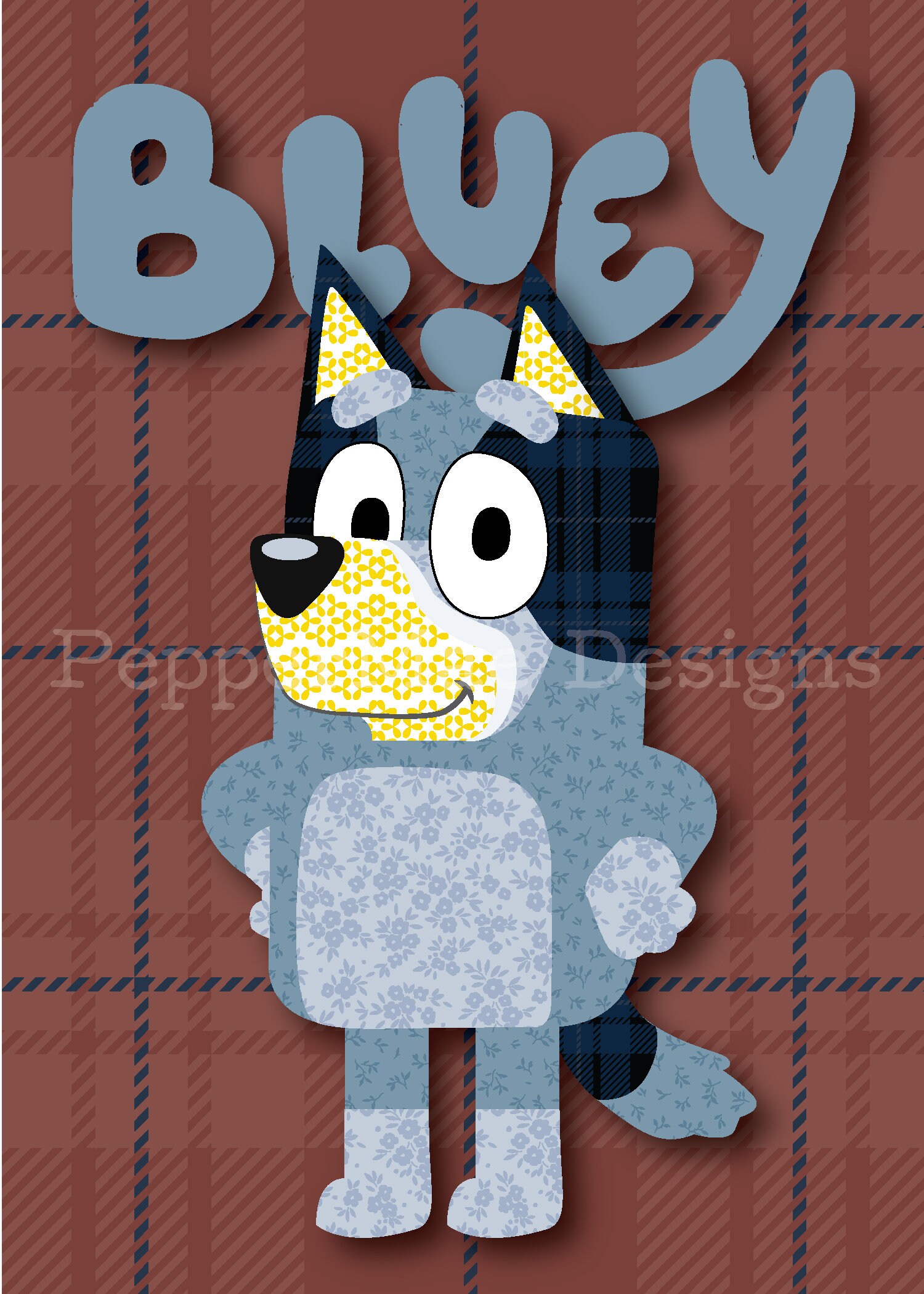 Bluey Print - Etsy