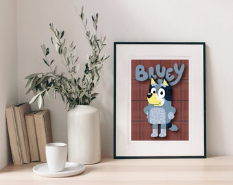 Bluey Print - Etsy