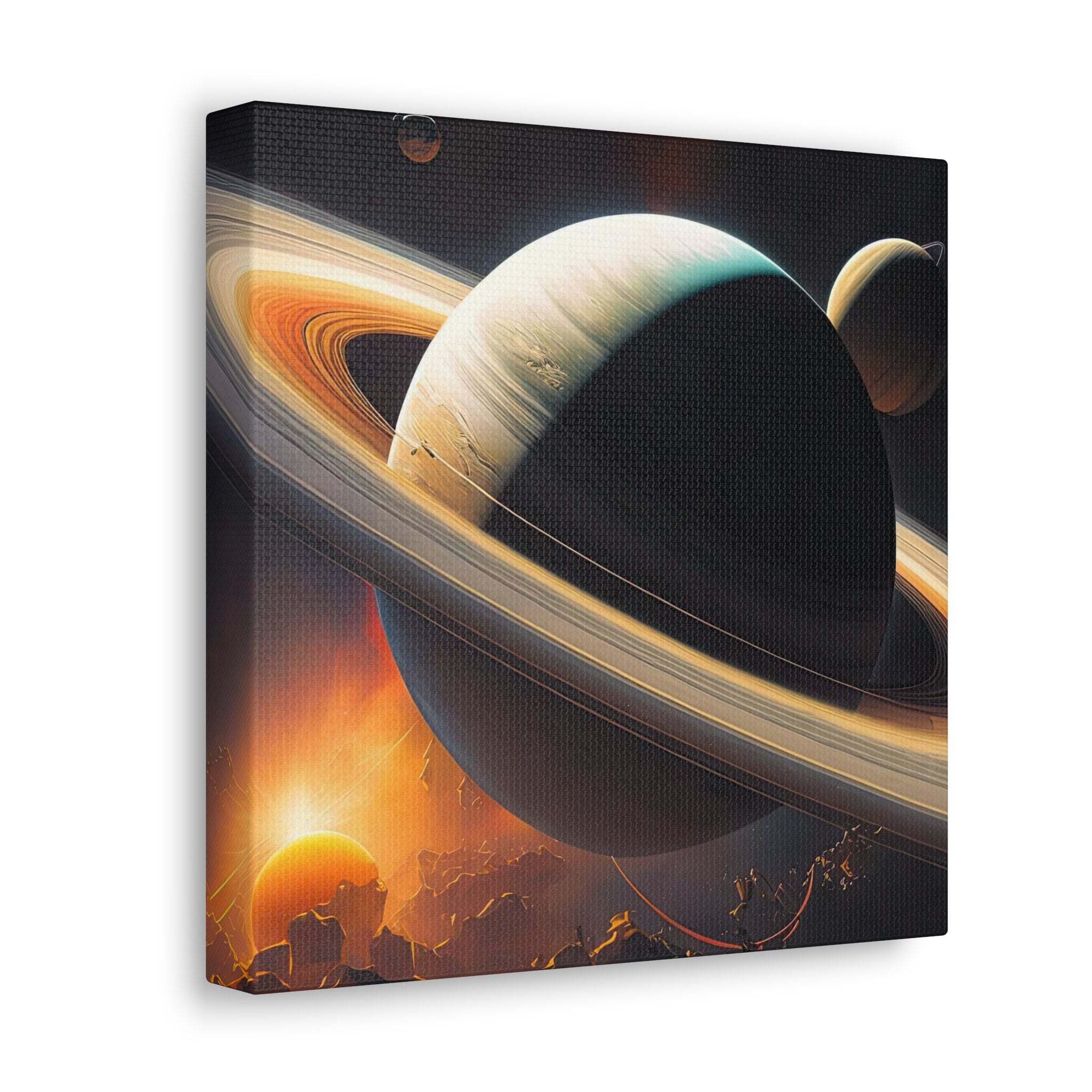 Saturn Saturn Wall Art, Space Wall Art, Modern Art, Canvas Print ...