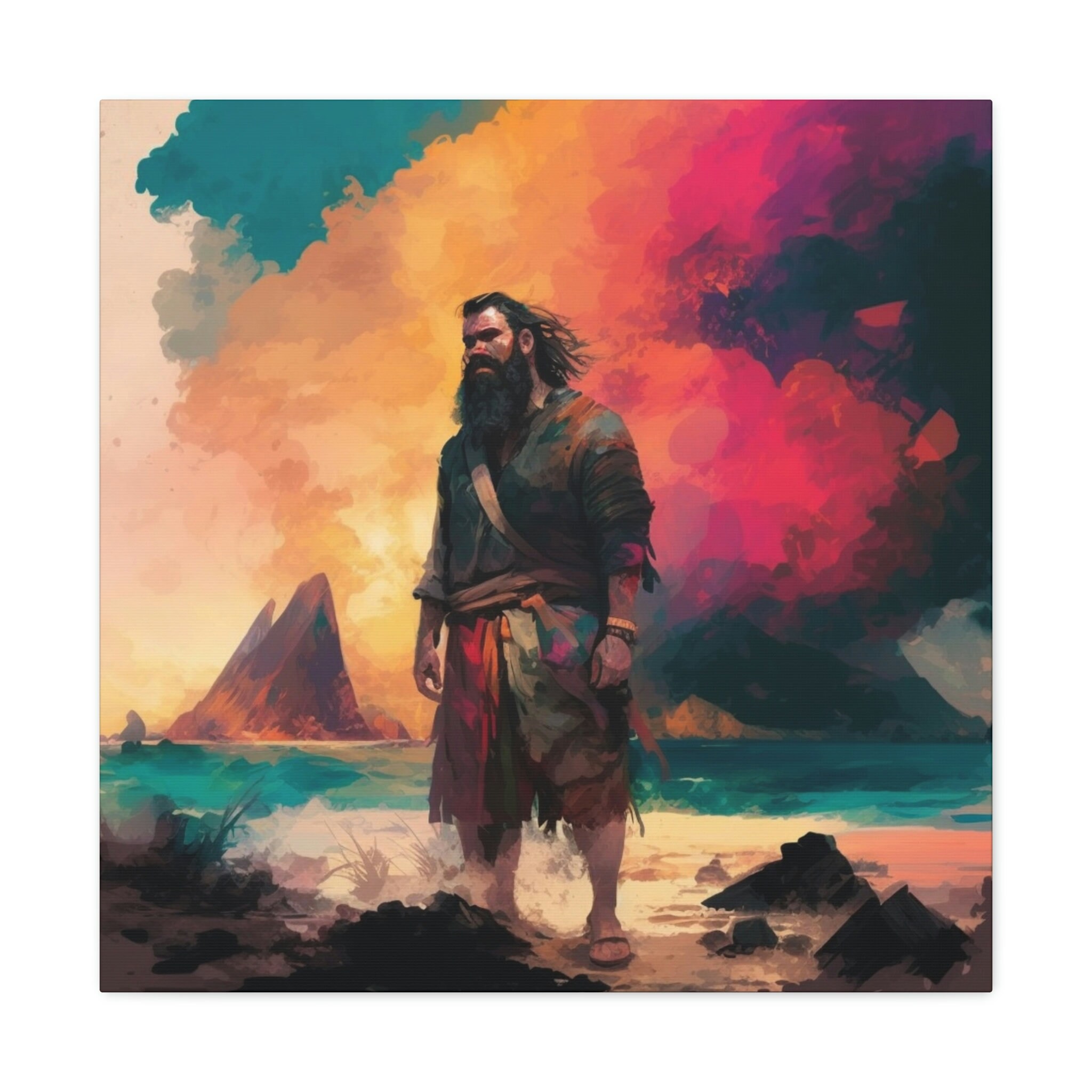 The Castaway Castaway Wall Art Beach Wall Art Modern Art - Etsy