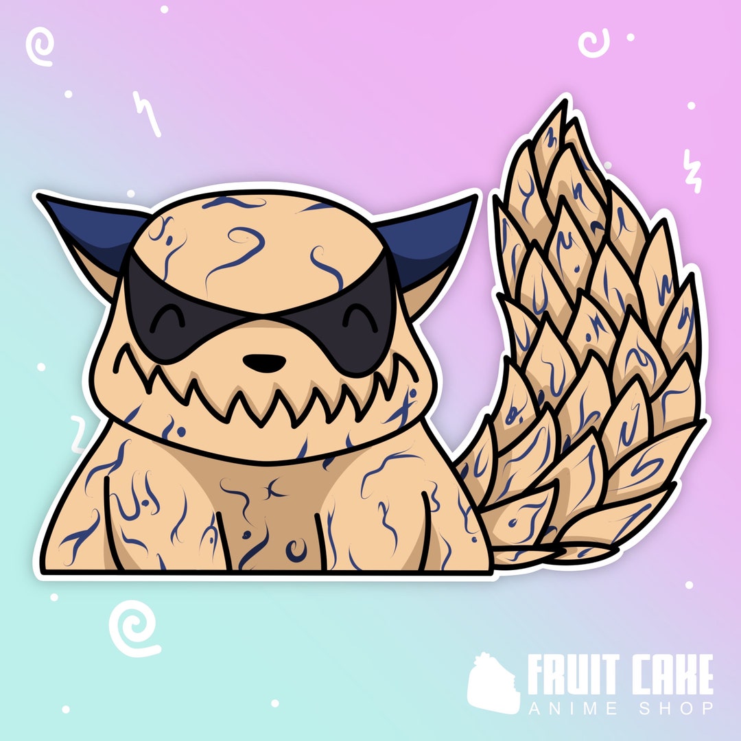 Sand Demon | Chibi Anime Sticker for Outdoors Sticker Manga Decal for ...