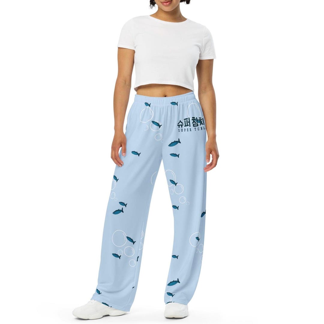 Jin BTS Super Tuna Pajama Pants – Cute Tuna Print, K-pop Sleepwear ...