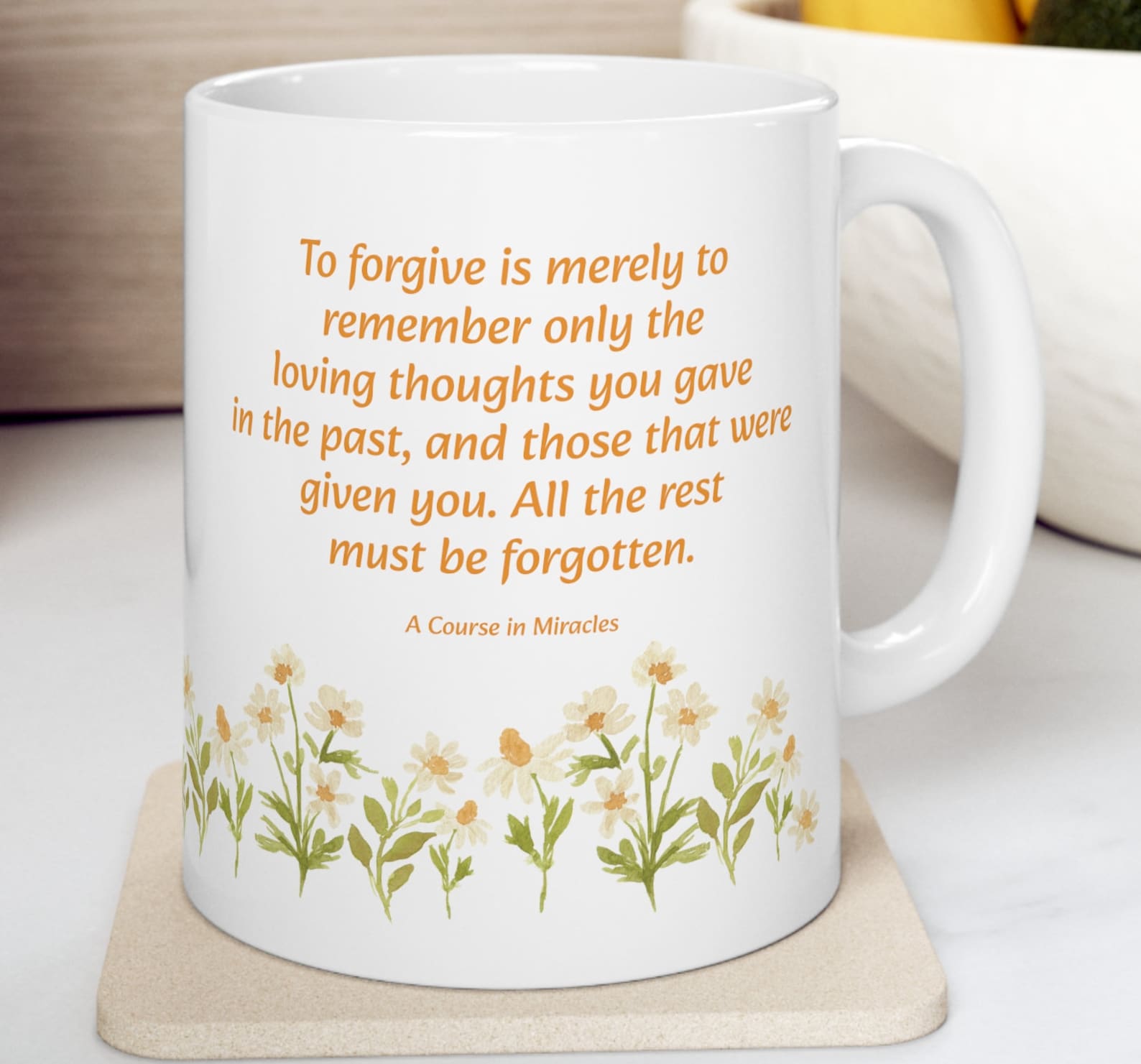 Forgiveness Quote Spiritual Mug, A Course in Miracles, Positive ...