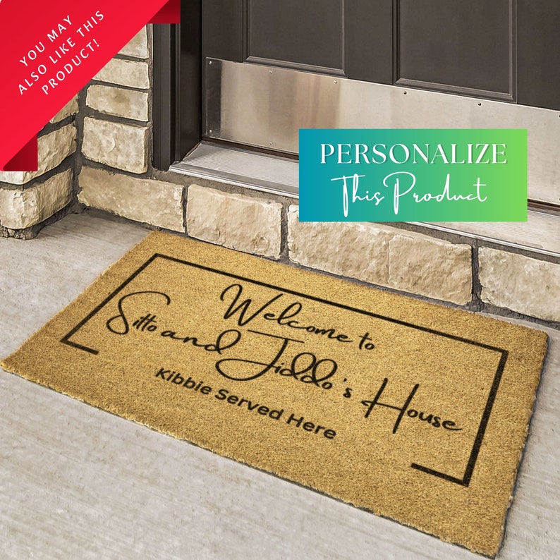 Personalized Camel Flag welcome to Sitto and Jiddo's House Great ...