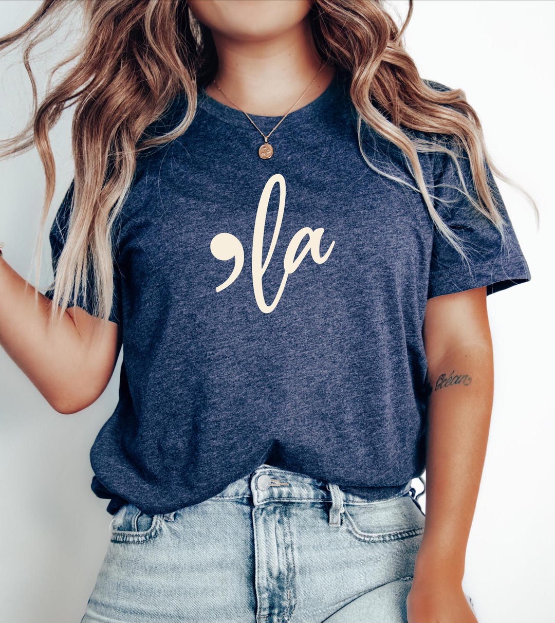 Comma and LA Symbol Unisex Tee Clever Kamala Harris Tribute Graphic ...