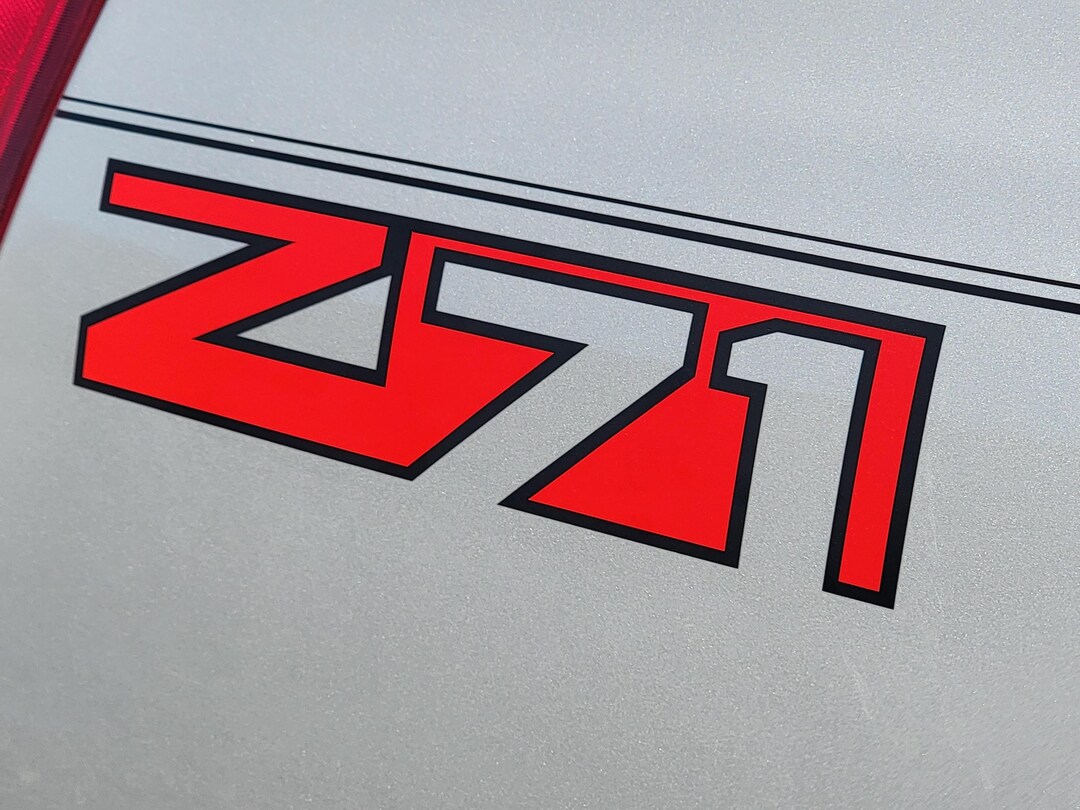 Z71 Set of 2 Decals for Chevy Z71 4x4 Trucks and Suv's, 14 Inches Wide ...
