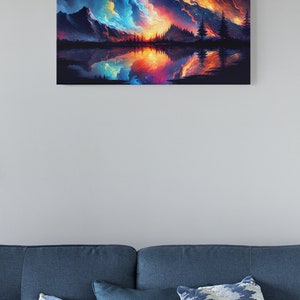 Celestial Vista Digital Art Downloadable High Resolution AI Art ...