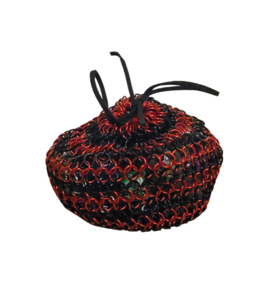 Large Chainmaille Dice Bag, Coin Purse, Money Bag, Birthday Gift for ...