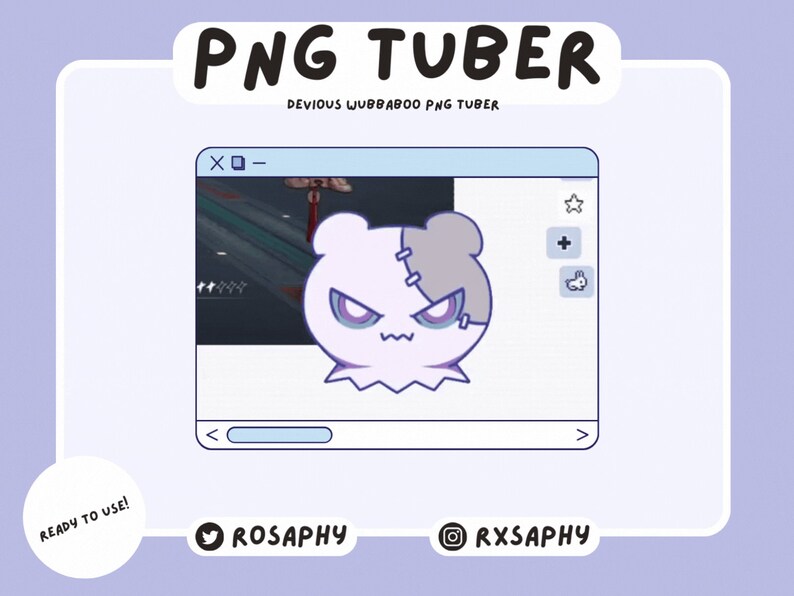 Devious Wubbaboo Png Tuber - Etsy