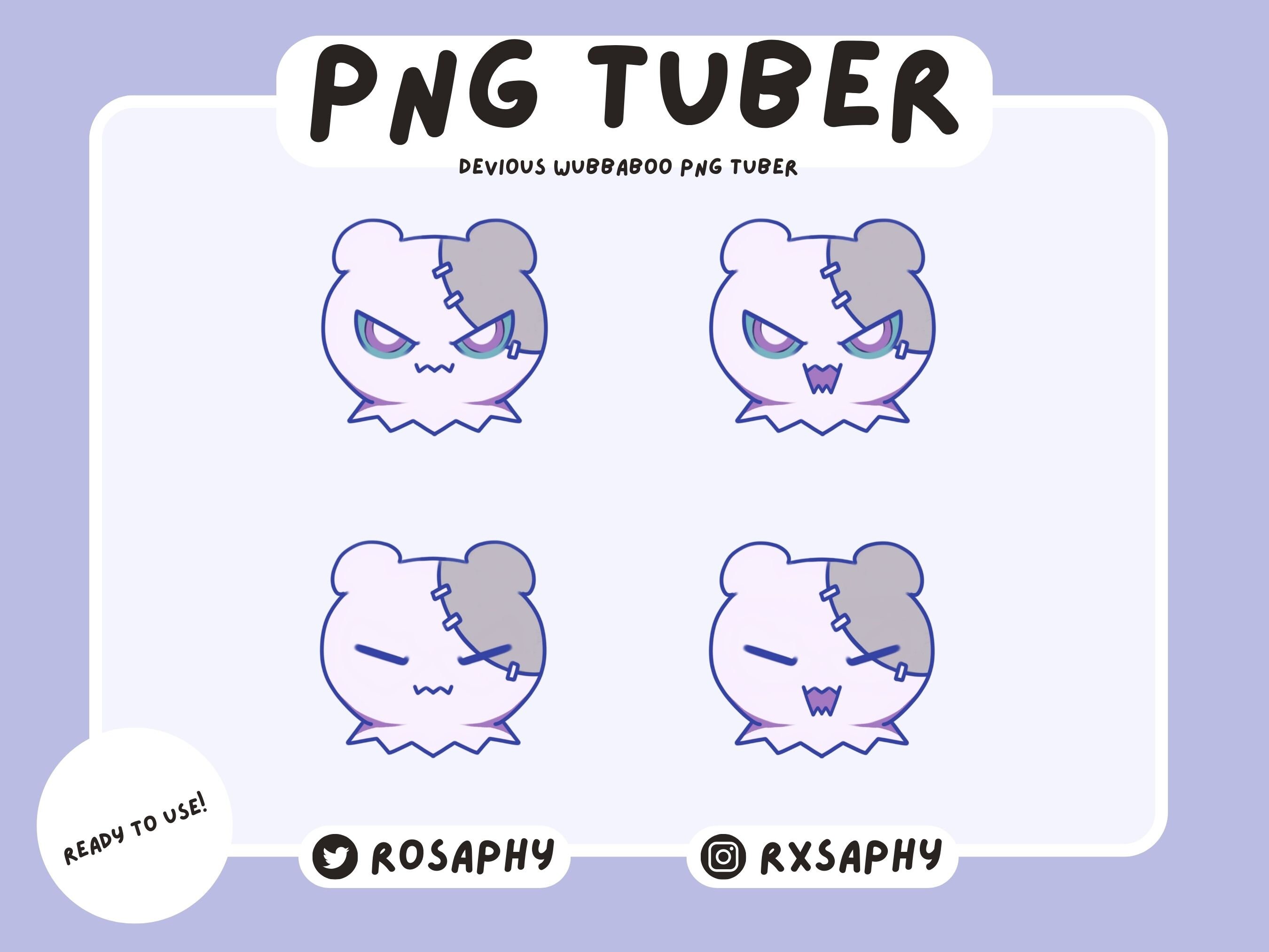 Devious Wubbaboo Png Tuber - Etsy