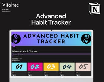 Notion Template Habit Tracker Daily Routine Tracker Lifestyle Improvement Notion Template Notion ...