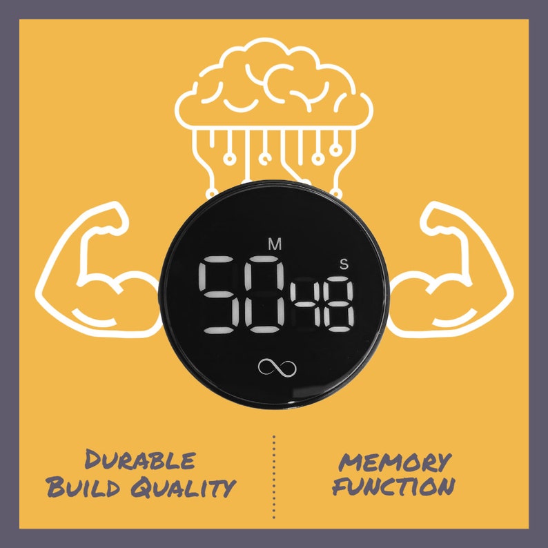 Pebble Pomodoro Timer Kitchen Timer for Cooking Productivity - Etsy